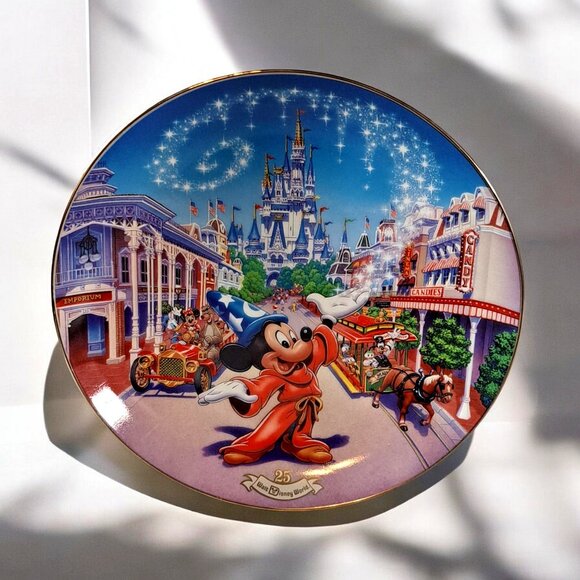 Disney | Accents | Vintage Limited Edition Walt Disney World 25th ...